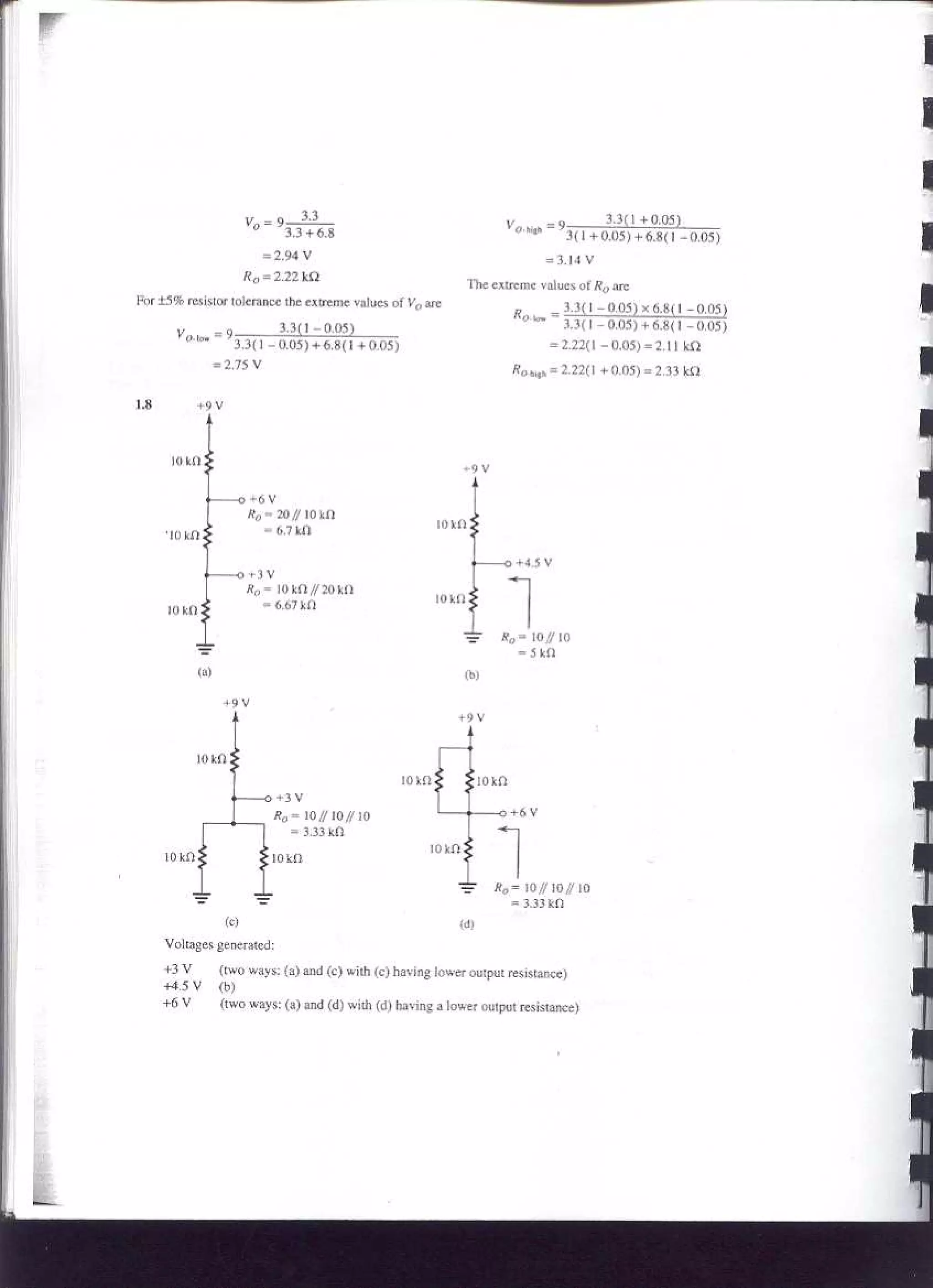 Solutions of sedra and smith | PDF