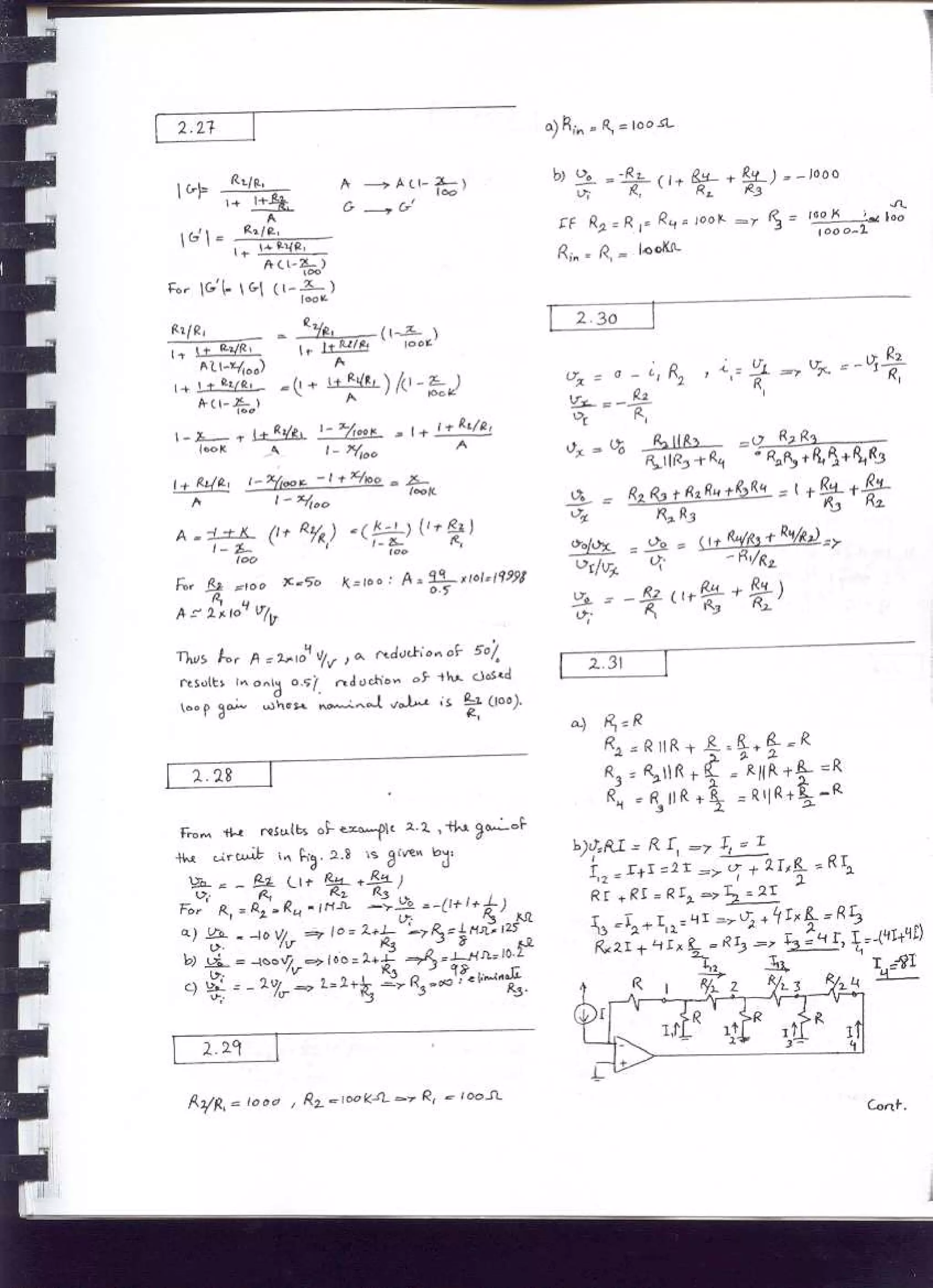 Solutions of sedra and smith | PDF