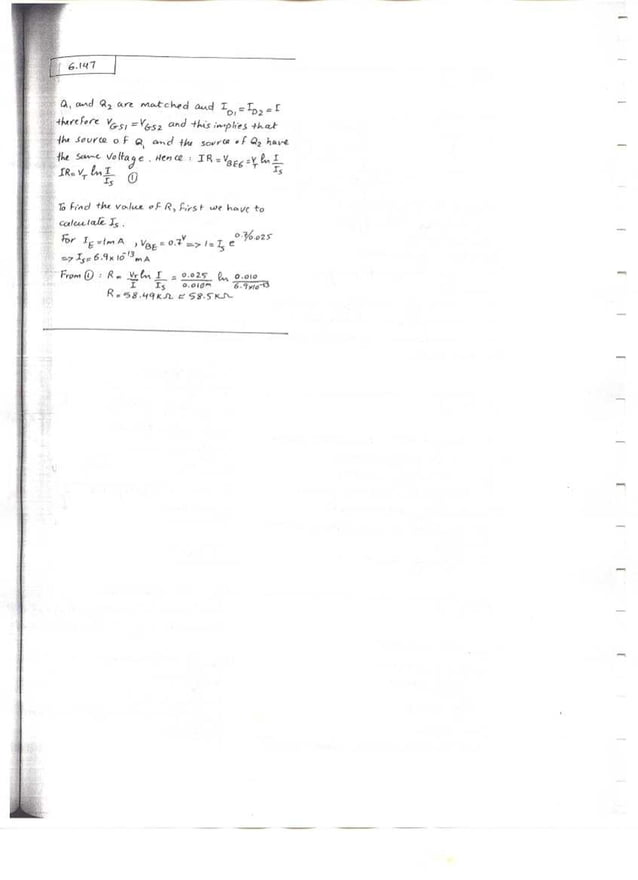 Solutions of sedra and smith | PDF