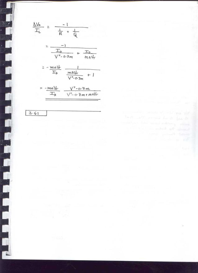 Solutions of sedra and smith | PDF