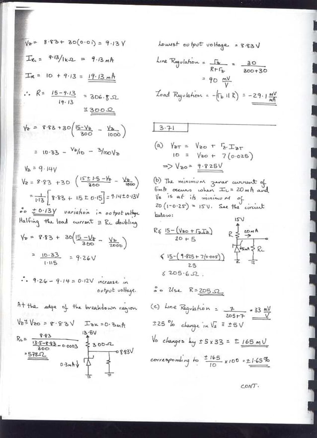 Solutions of sedra and smith | PDF