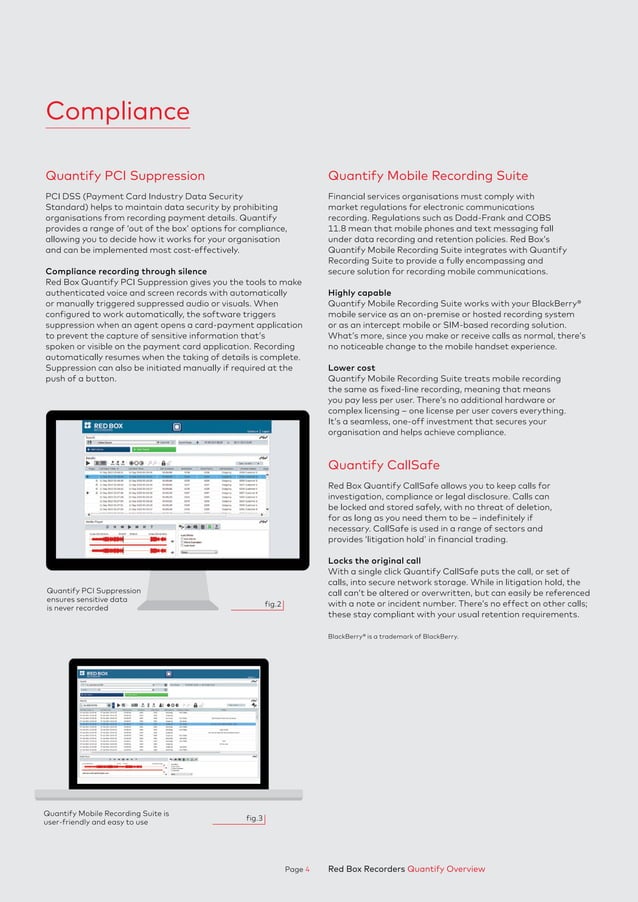 Red Box Recorders Solutions Overview | Voyager Networks | PDF