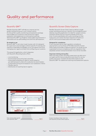Red Box Recorders Solutions Overview | Voyager Networks | PDF