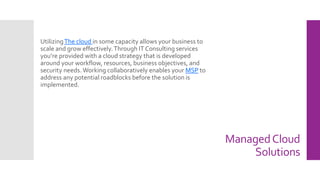 Solution Spotlight IT Consulting Services | PPTX