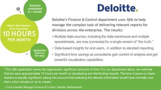 Modernizing the Finance Function with Qlik | PPTX | Computer Software and Applications | Computing