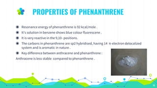 POLYNUCLEAR HYDROCARBON : STRUCTURE AND USES OF NAPHTHELENE, ANTHRACENE ...