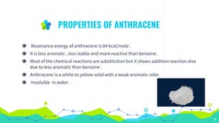 POLYNUCLEAR HYDROCARBON : STRUCTURE AND USES OF NAPHTHELENE, ANTHRACENE ...