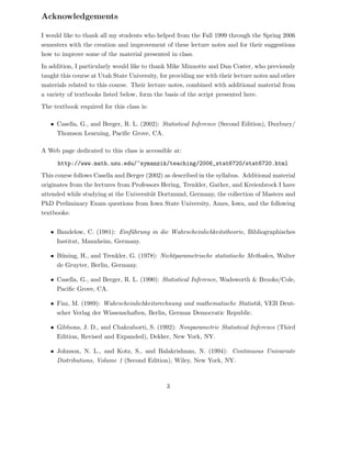 Solutions to Statistical infeence by George Casella | PDF
