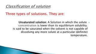 Solutions, suspensions, and colloids | PPTX