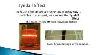 Solutions, suspensions, and colloids | PPTX
