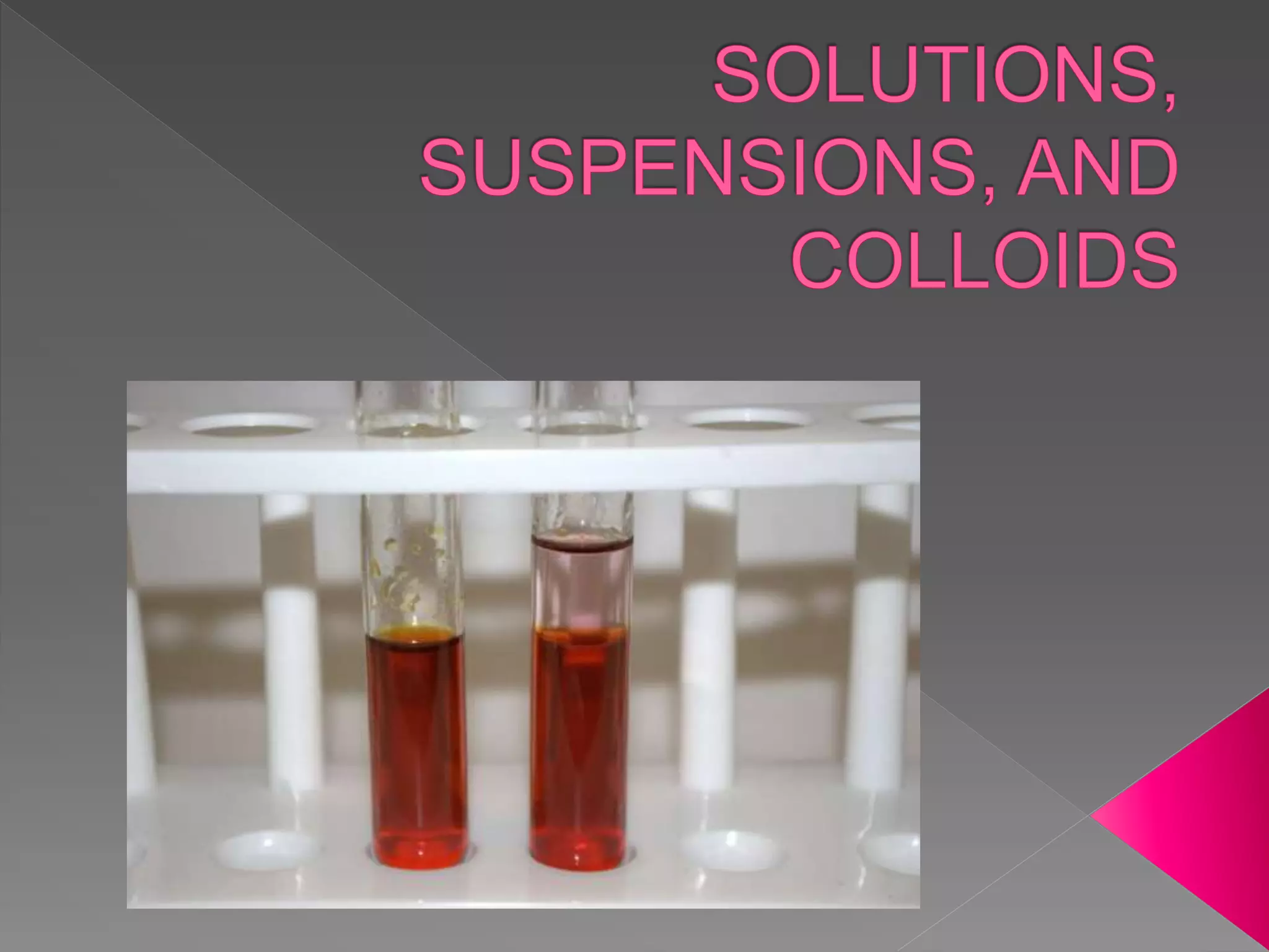 SOLUTIONS SUSPENSIONS AND COLLOIDS.ppt