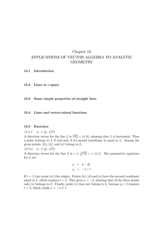 Solutions to apostol analysis problems vol 2 | PDF