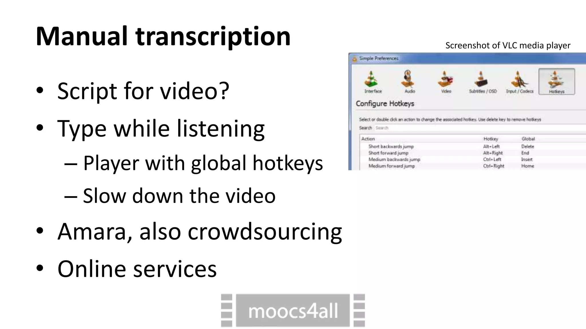 Solutions to create audio transcripts | PPT