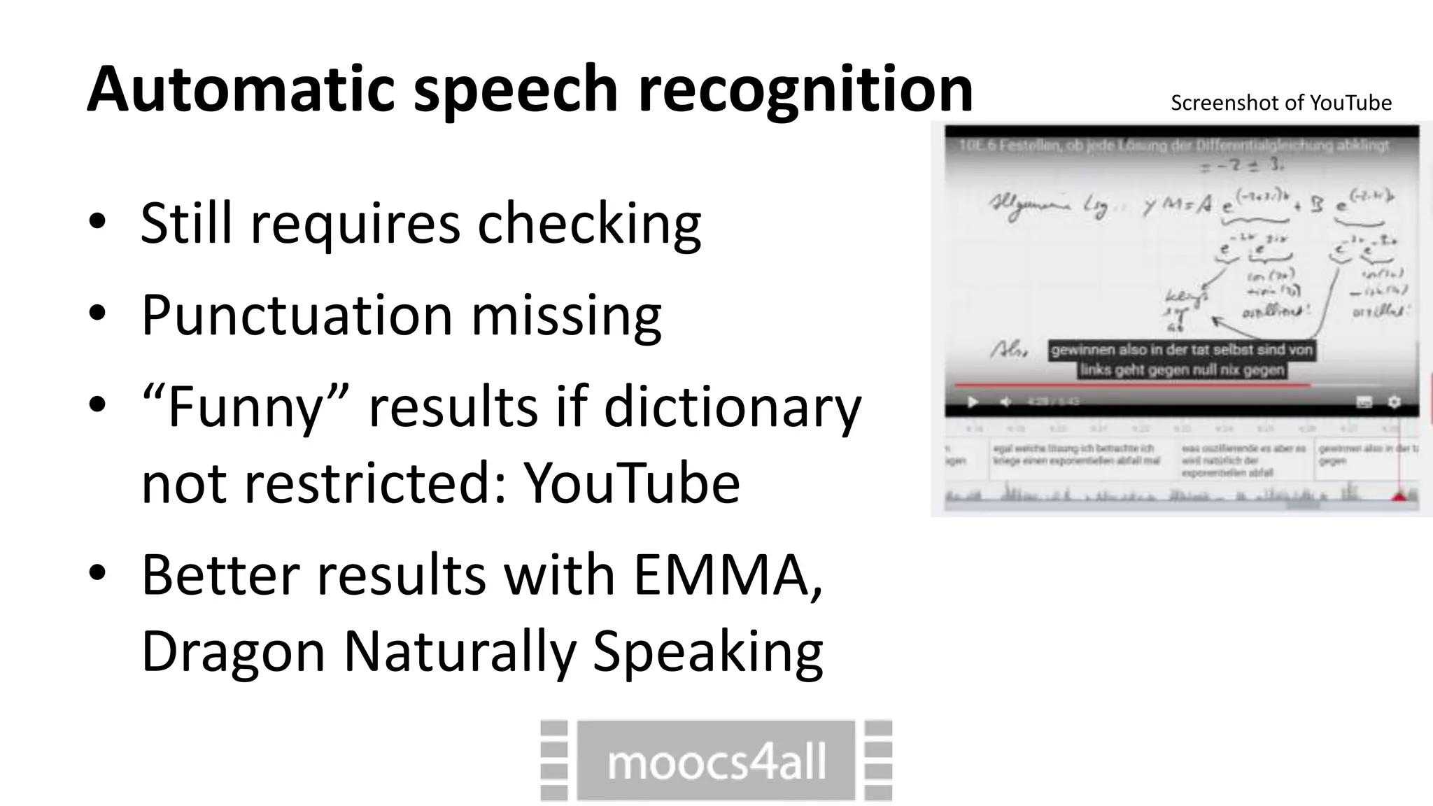 Solutions to create audio transcripts | PPT