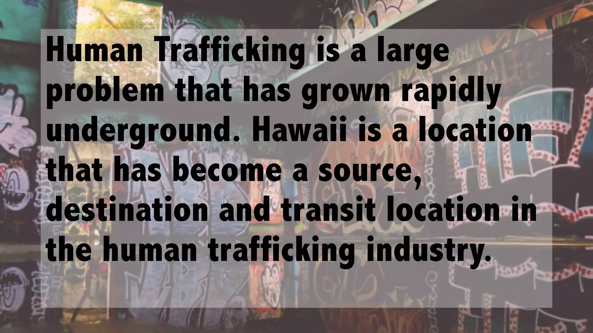 Solutions to Fight human trafficking in Hawaii | PPT