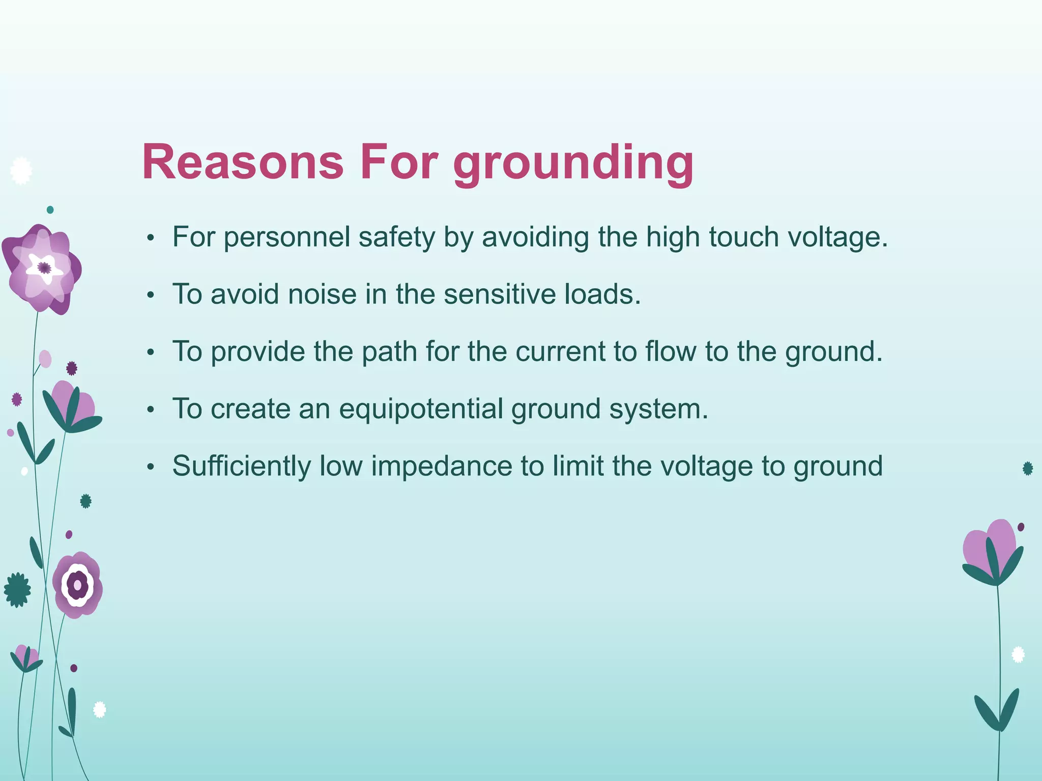 Solutions to wiring and grounding | PPTX