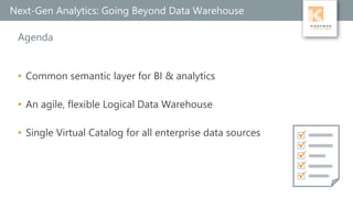 Next Gen Analytics Going Beyond Data Warehouse | PPT