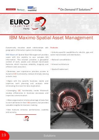 Maximo Asset Management Industry Solutions. | PDF
