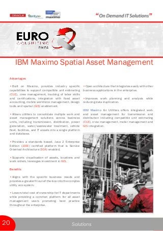 Maximo Asset Management Industry Solutions. | PDF