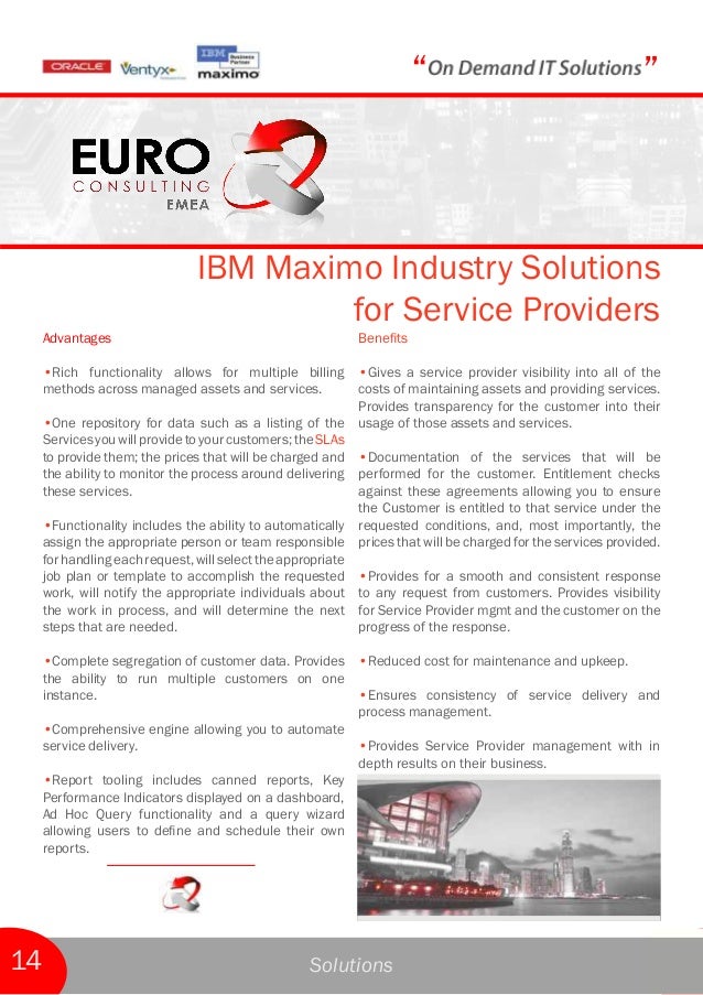 Maximo Asset Management Industry Solutions. | PDF