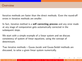 Solution to linear equhgations | PDF | Physics | Science