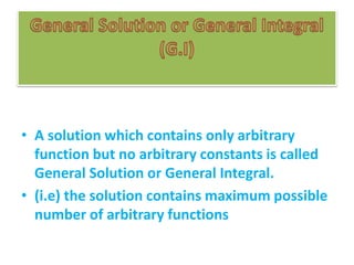 Solution to pde | PPTX