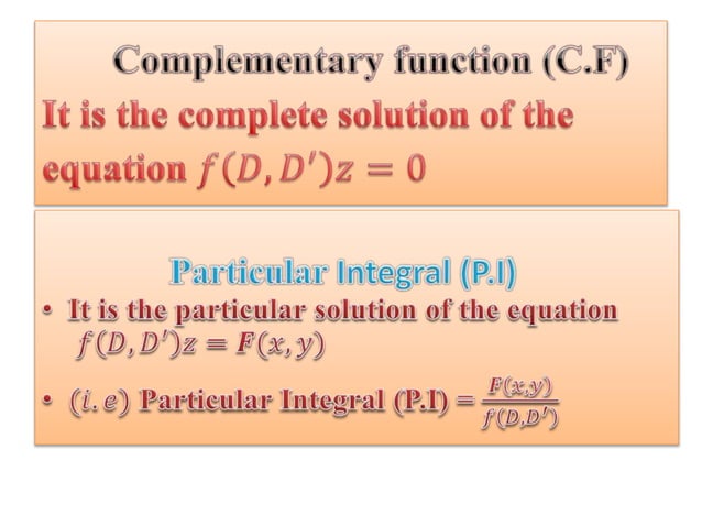 Solution To Second Order Pde Pptx Physics Science