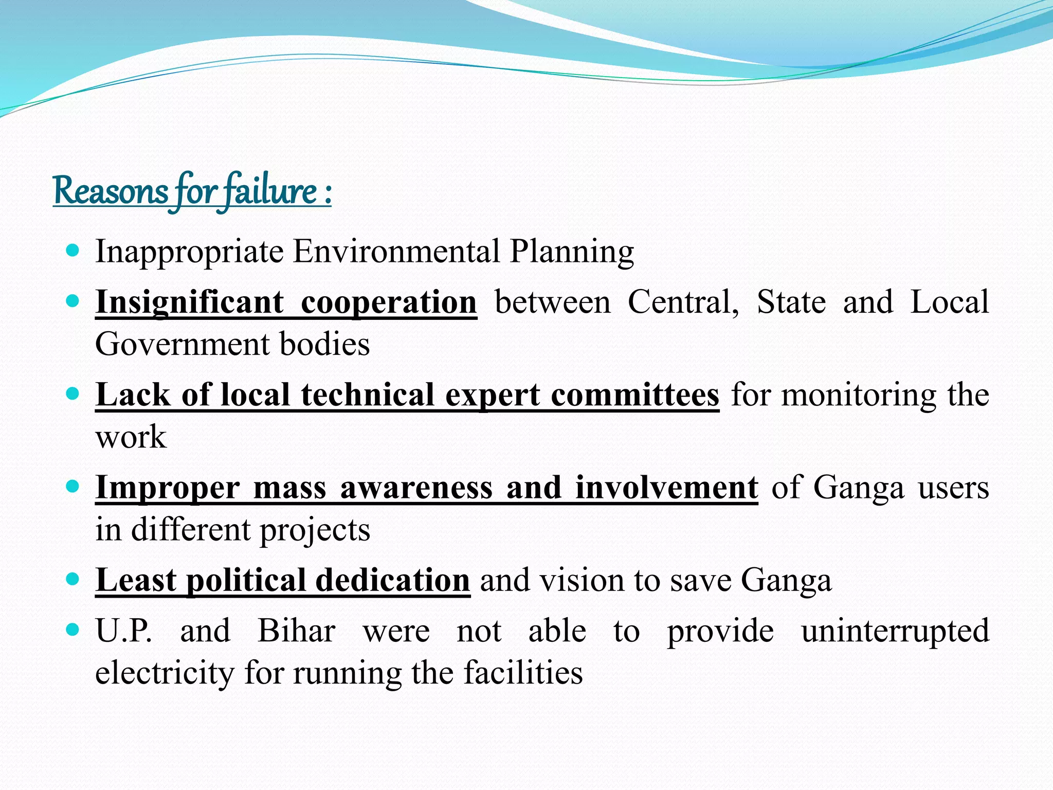 Solution to the pollution in river ganga (2) | PPTX