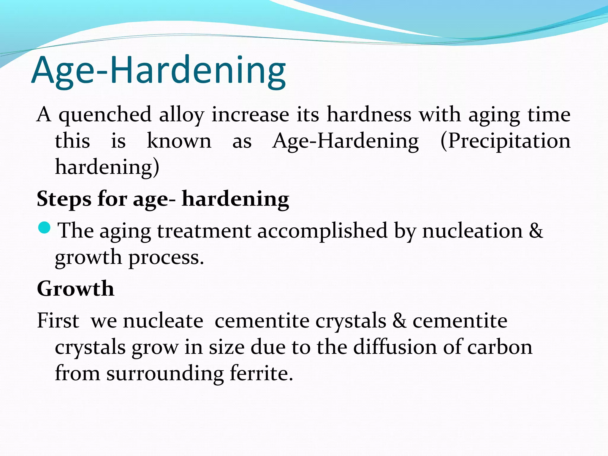Solution treatment (precipitation hardening) | PPT