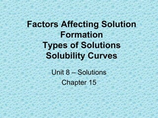 Solution types and_curves | PPT