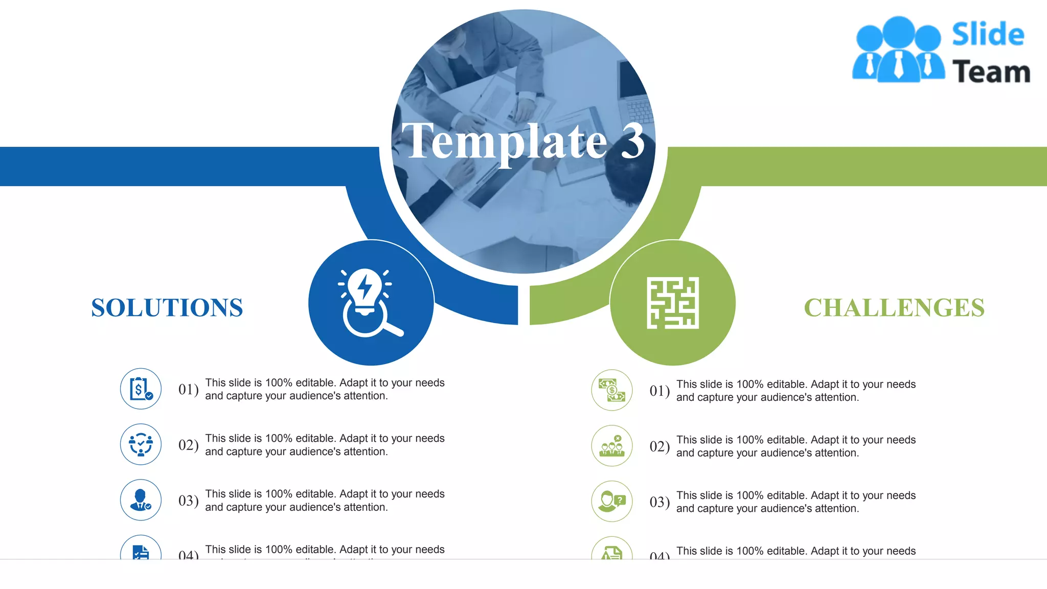 Solution Vs Challenges Ppt Visual Aids Infographic Template | PDF