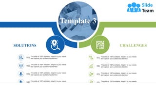 Solution Vs Challenges Ppt Visual Aids Infographic Template | PDF