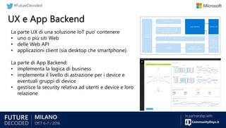 Soluzioni IoT con le tecnologie Microsoft | PPT