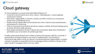 Soluzioni IoT con le tecnologie Microsoft | PPT