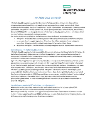 Soluzioni per proteggere i dati nel cloud | DOCX