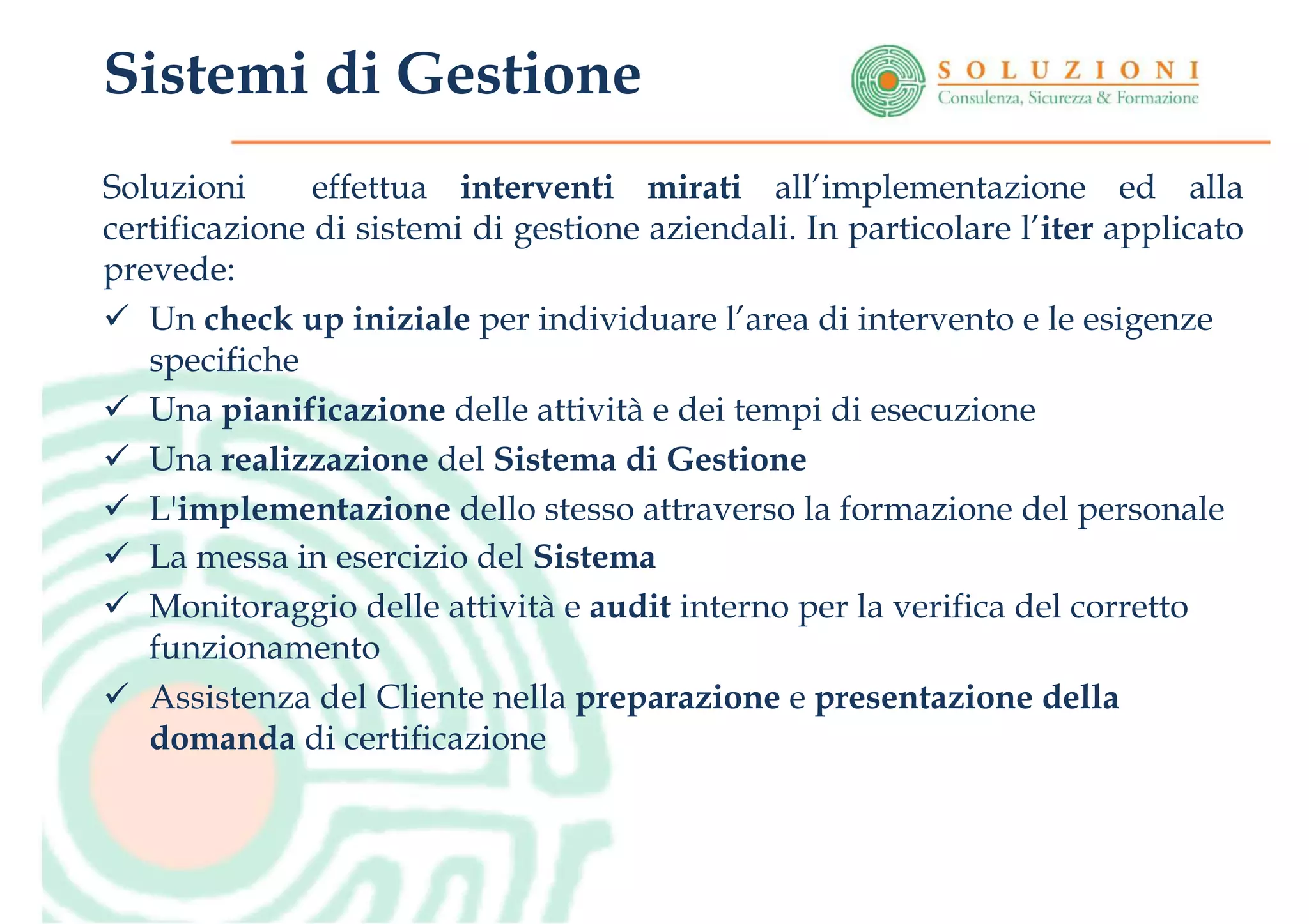 Soluzioni srl company profile rev 0 | PPT