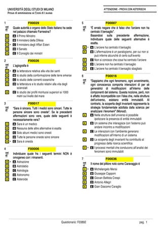 Soluzioni test sanitarie | PDF