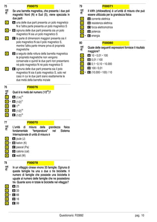 Soluzioni test sanitarie | PDF