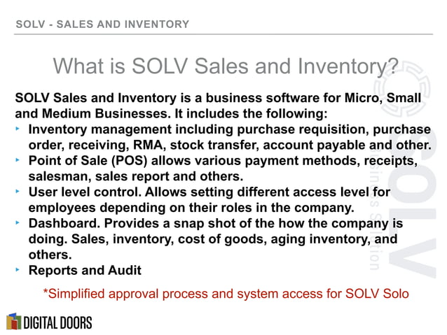 SOLV-Business_Solution-Introduction.pptx | Business | Business and Finance