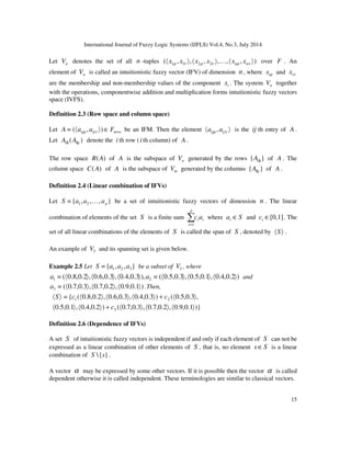 Solvability of system of intuitionistic fuzzy linear equations | PDF