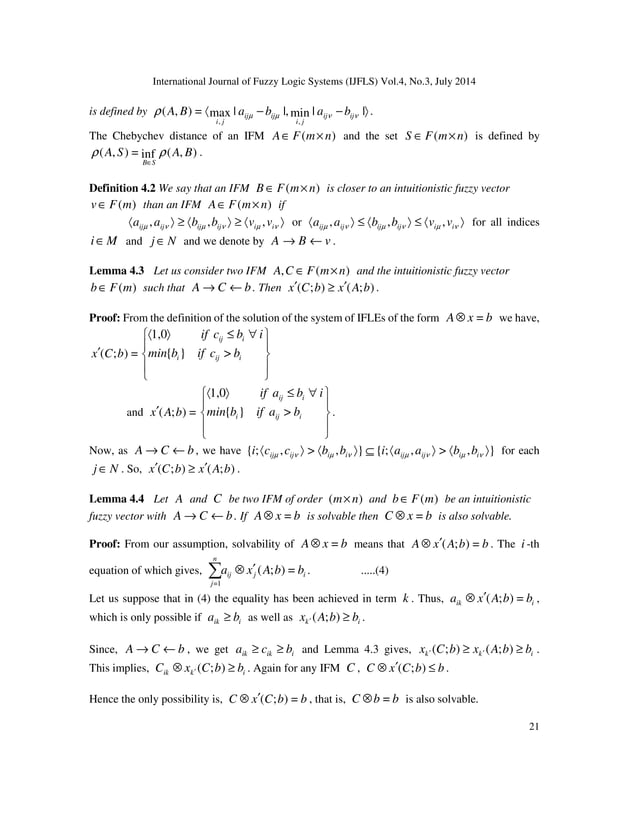 Solvability Of System Of Intuitionistic Fuzzy Linear Equations Pdf
