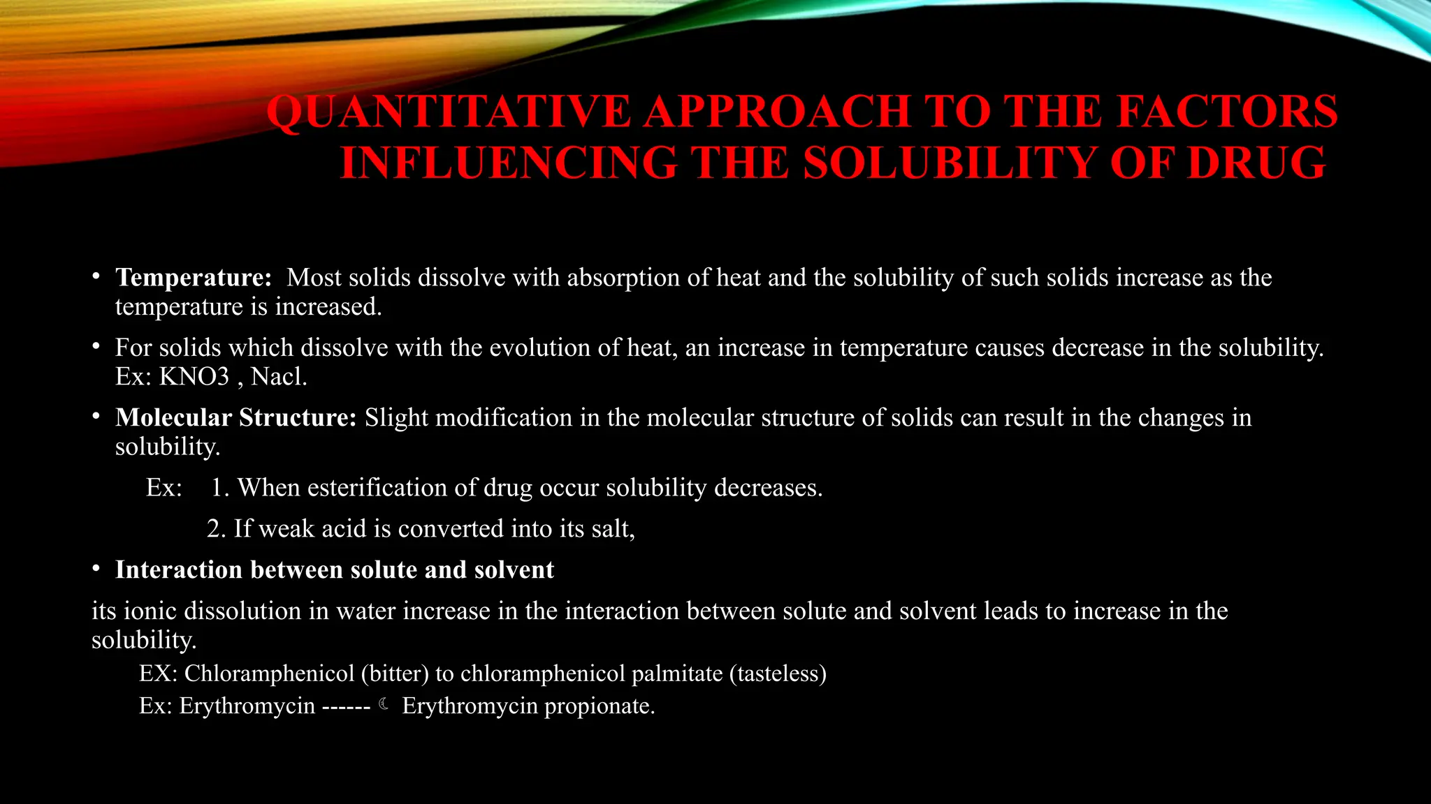 solvation and association and factors affecting solubility.pptx
