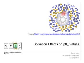 Solvation Effects on pKa Values | PPTX