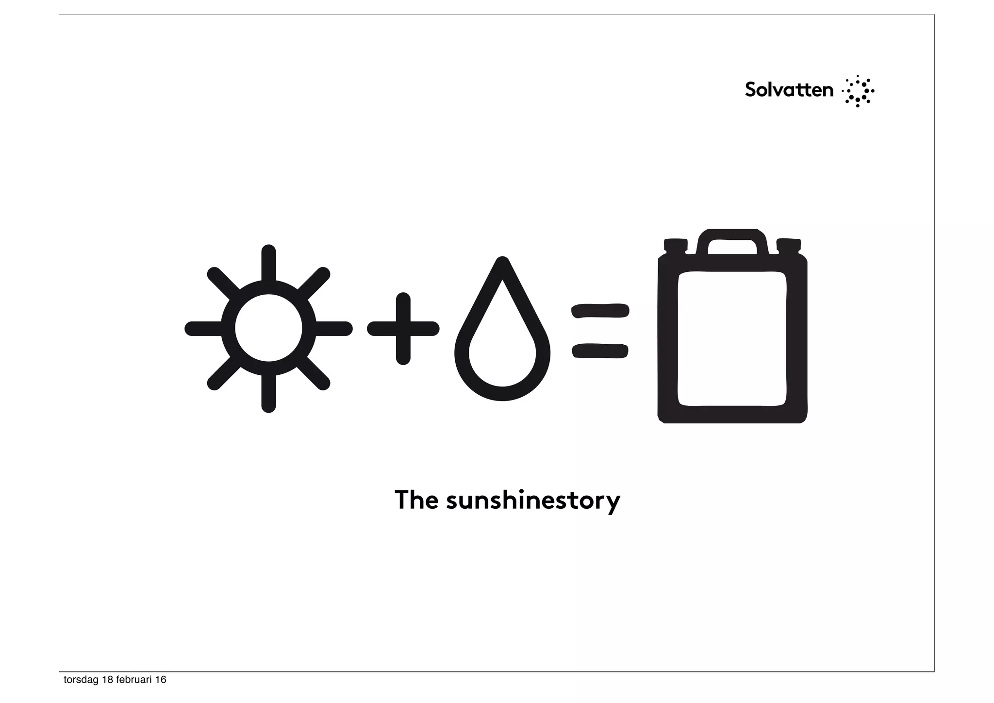 The Sunshine story - Solvatten | PDF | Medical Health