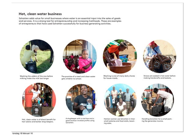 The Sunshine story - Solvatten | PDF | Medical Health