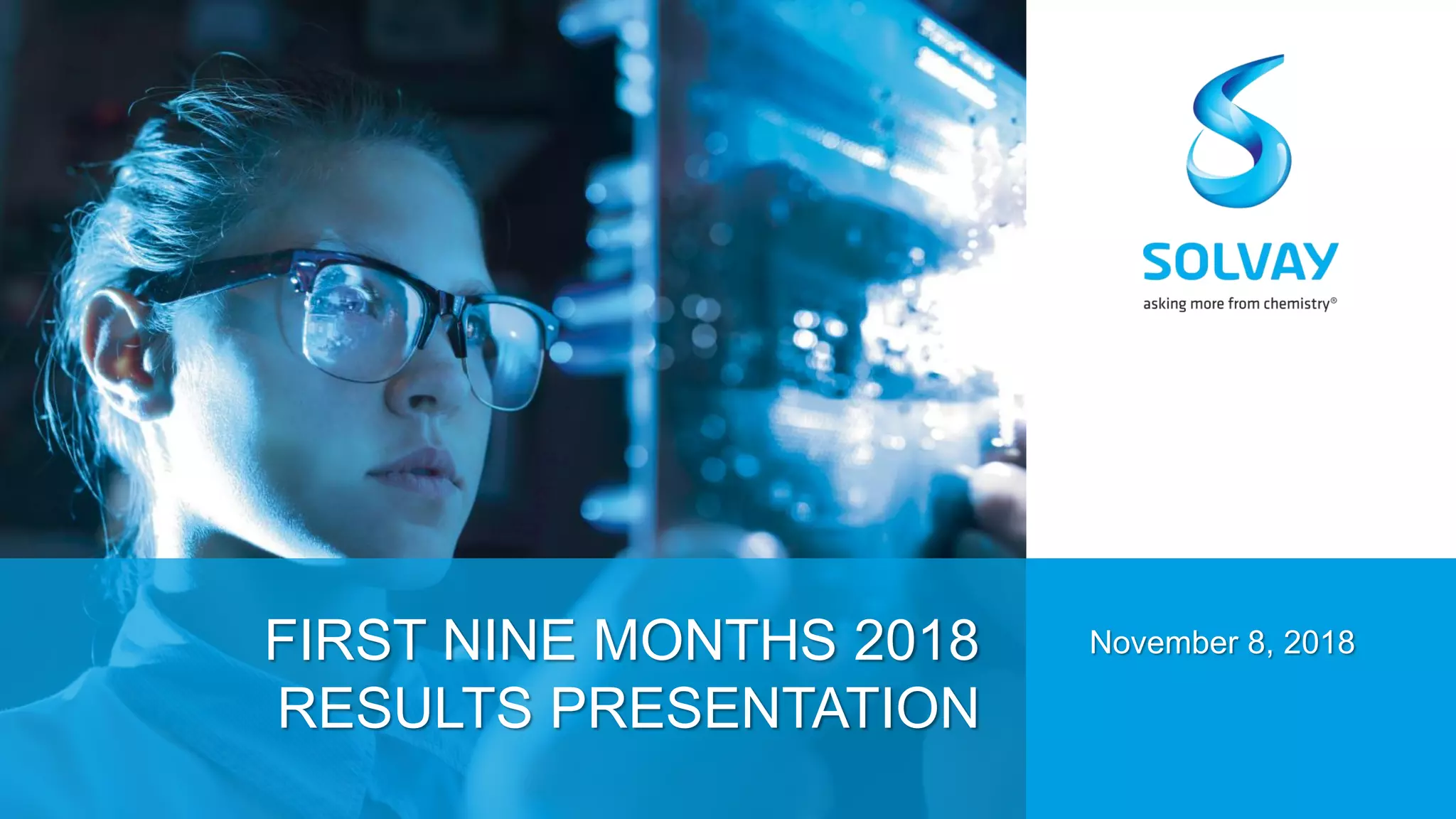 Solvay 9 months 2018 results - Presentation | PDF