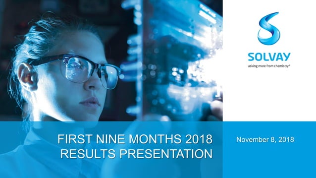 Solvay 9 months 2018 results - Presentation | PPT