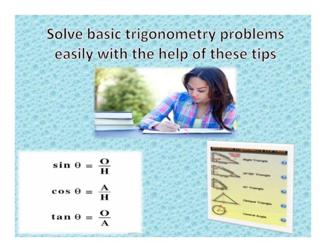Solve basic trigonometry problems easily with the help