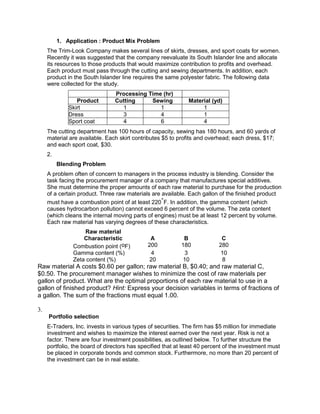 Solve by simplex method | DOCX | Women\'s Clothing | Women\'s Fashion