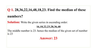mathematics solved questions and answers.pptx | Free Download